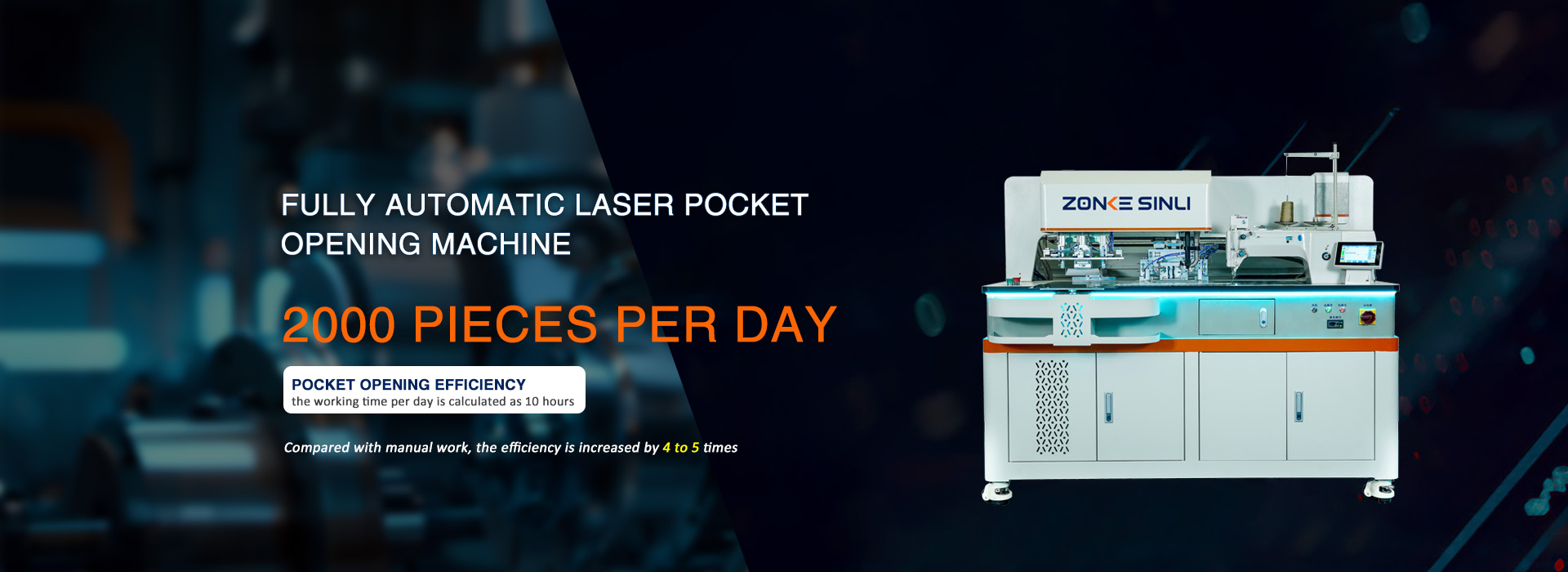 Zonke-Sinli(HangZhou)Technology Co.,ltd-Fully automatic laser pocket ...